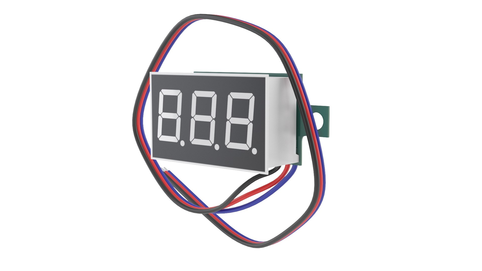 Digital Voltmeter 3D Model - TurboSquid 1605439