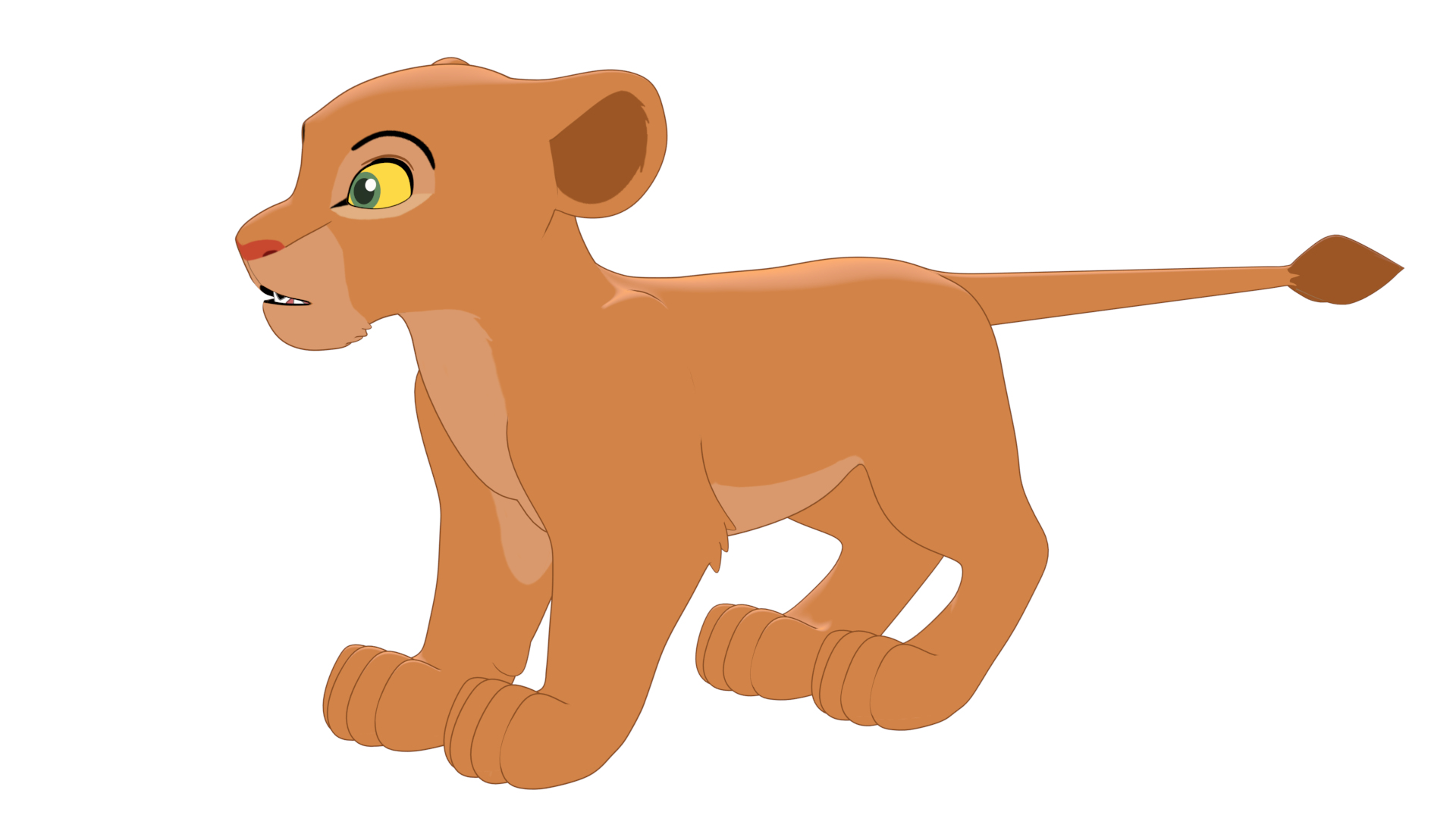 Nala Lion Cub 3D - TurboSquid 2102156