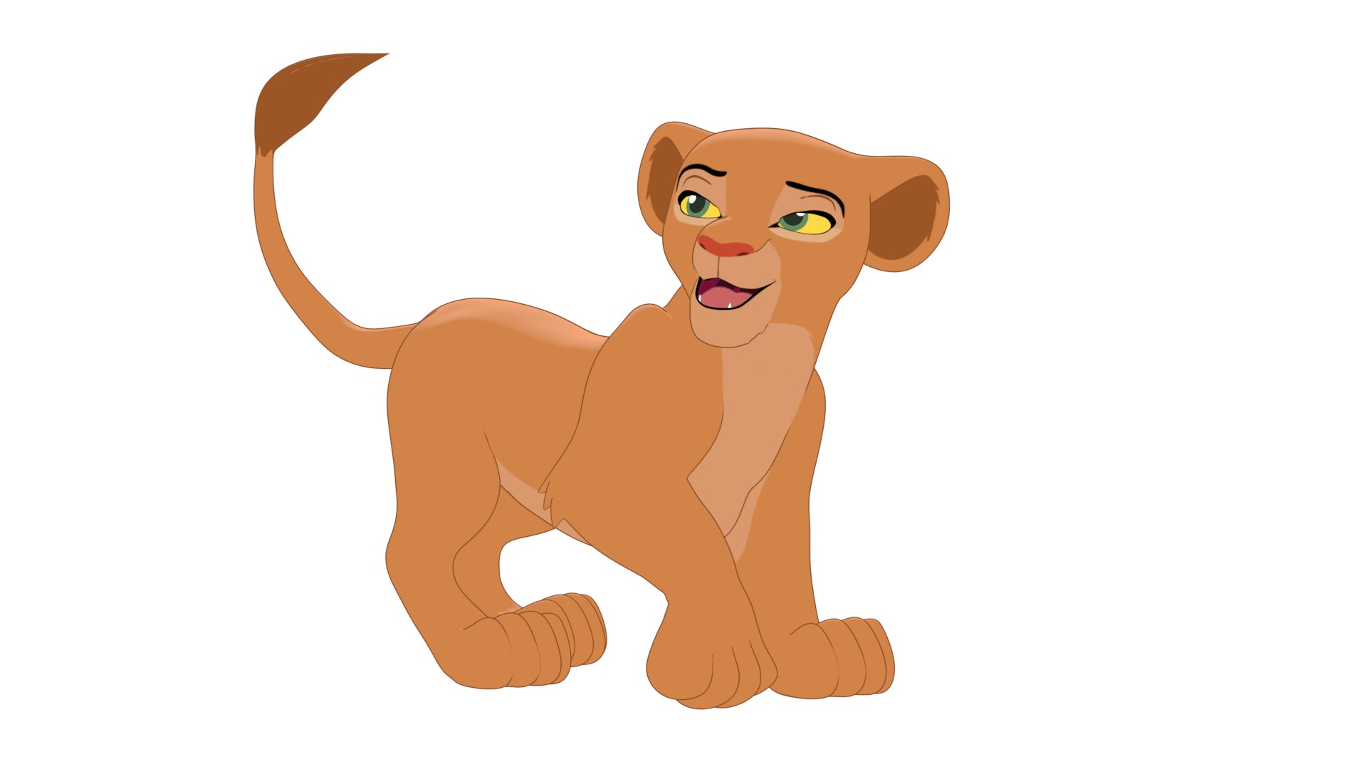 Nala Lion Cub 3D - TurboSquid 2102156