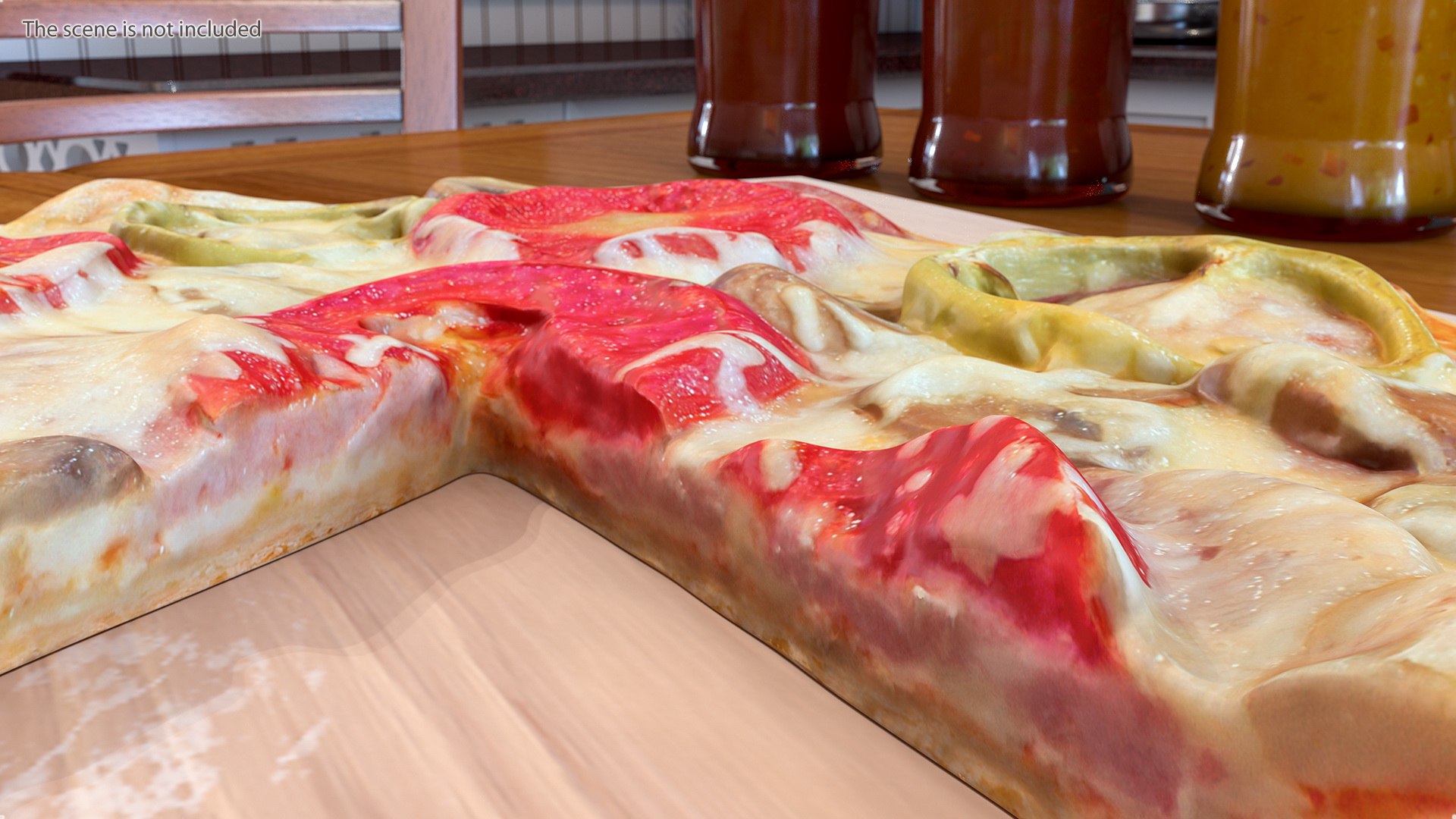 3D Model Pizza Slice - TurboSquid 1614994