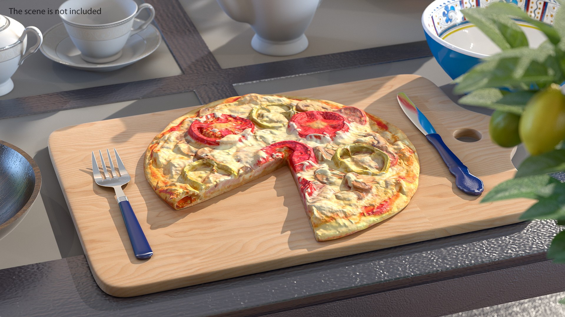3D Model Pizza Slice - TurboSquid 1614994