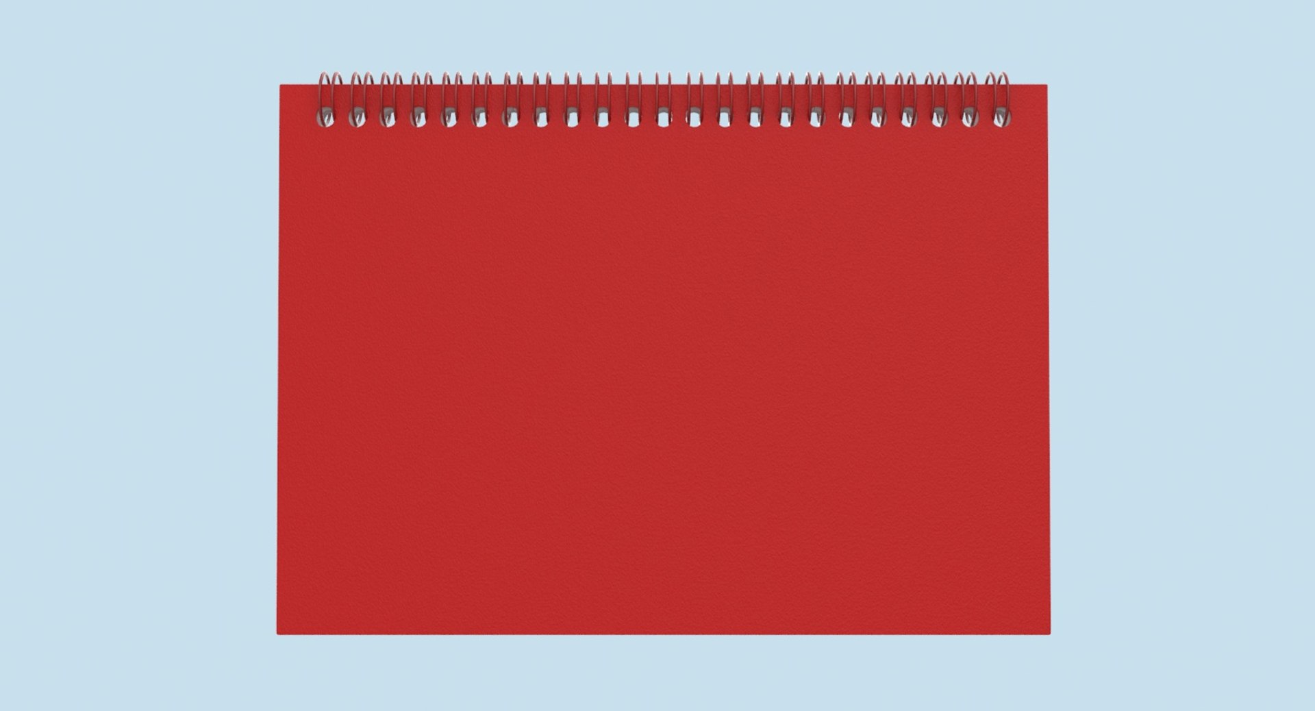 3d Wire Notebook Model