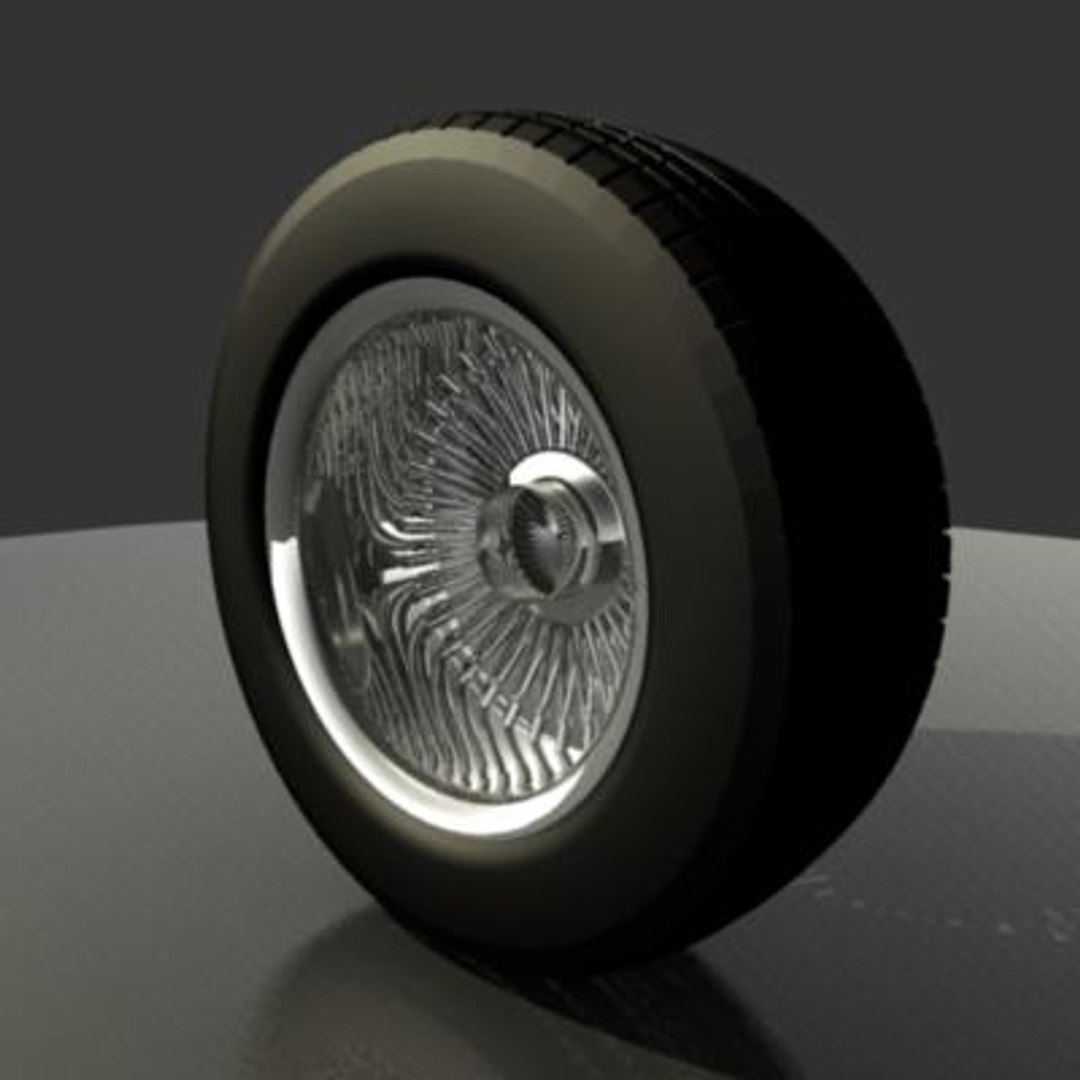3d Wire Wheels Model