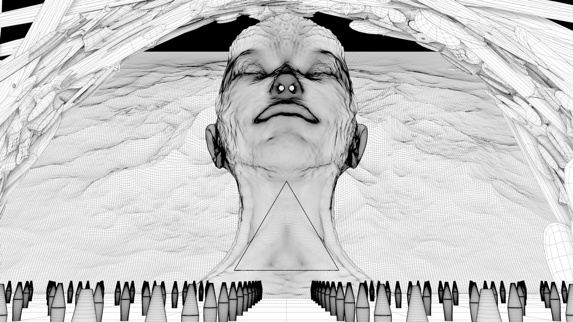 3D Horror Sci Fi Temple Model - TurboSquid 2088401