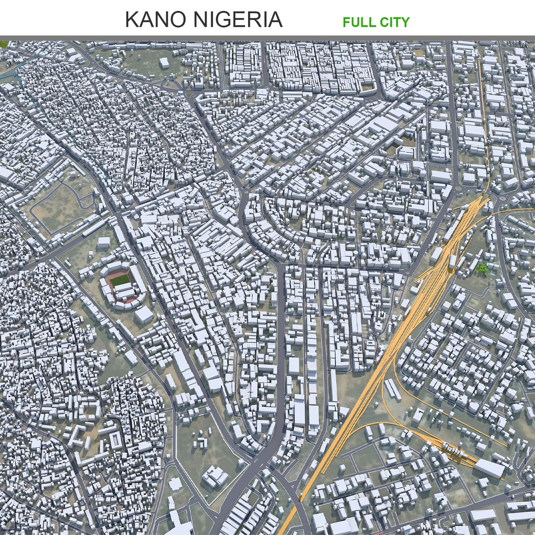 Kano Nigeria 3D Model - TurboSquid 2100254