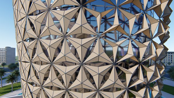 3D facade parametric - TurboSquid 1675043