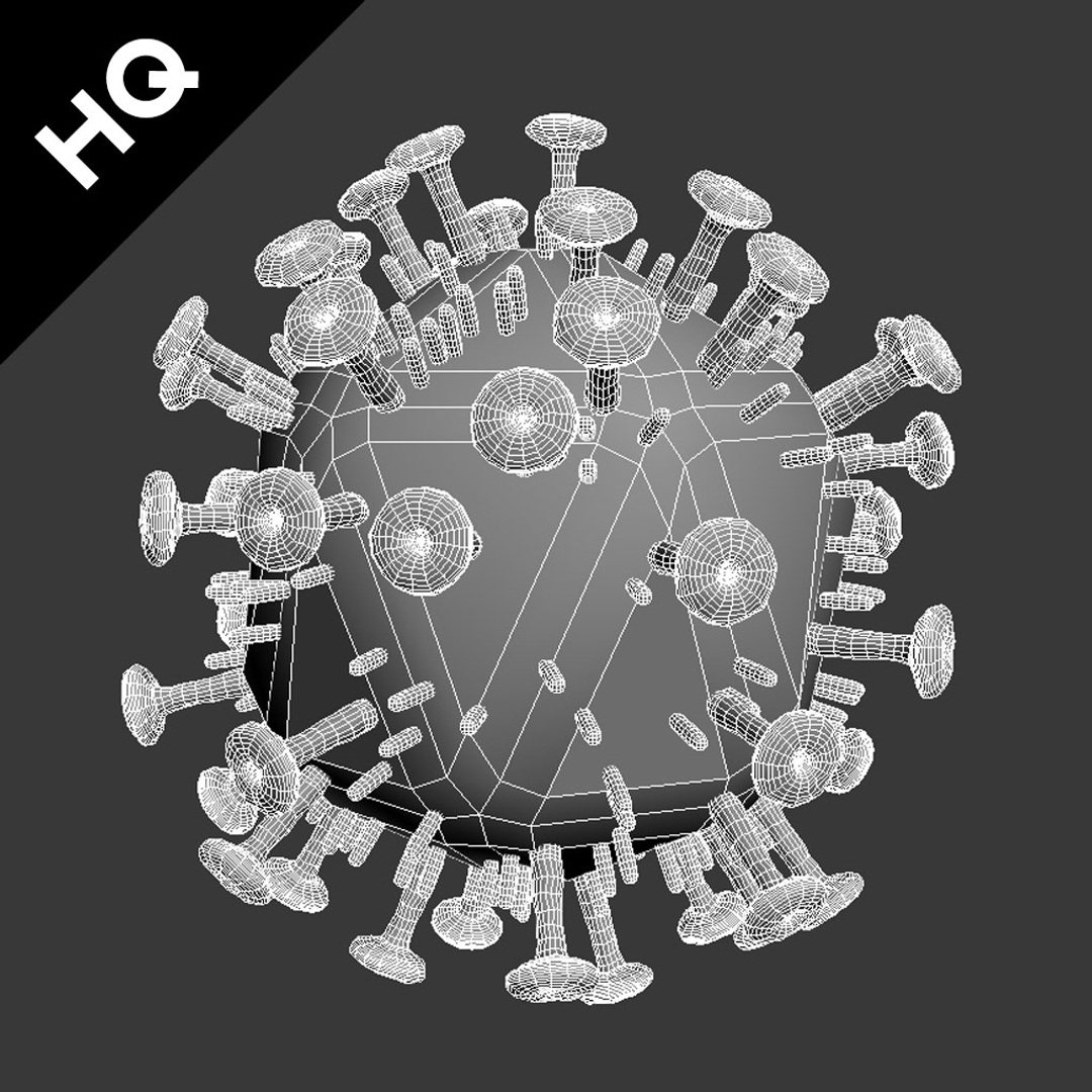 3d obj hiv virus