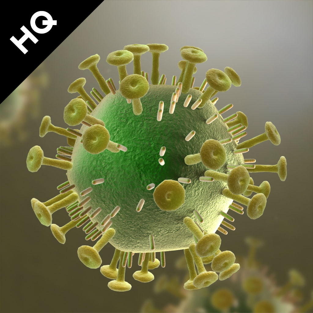 3d obj hiv virus