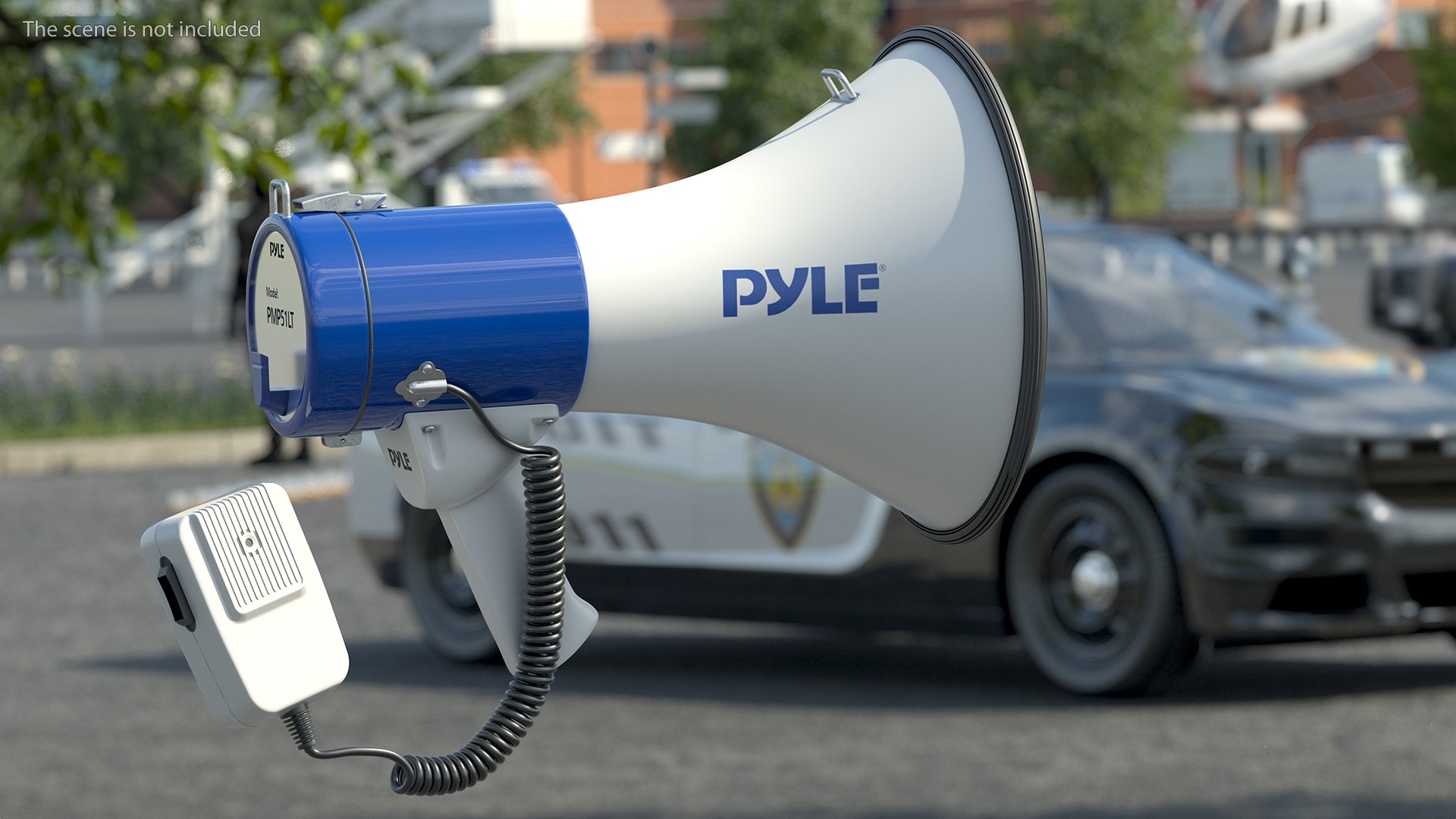 3D Model Pyle Pmp51lt Megaphone Speaker - TurboSquid 1640783