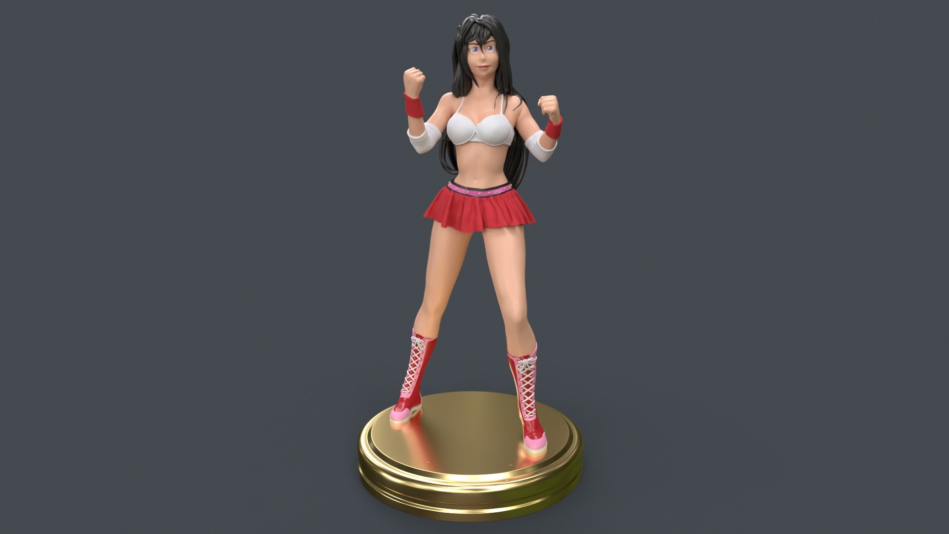 3D Female Professional Wrestlers C 3D Printing - TurboSquid 2233208