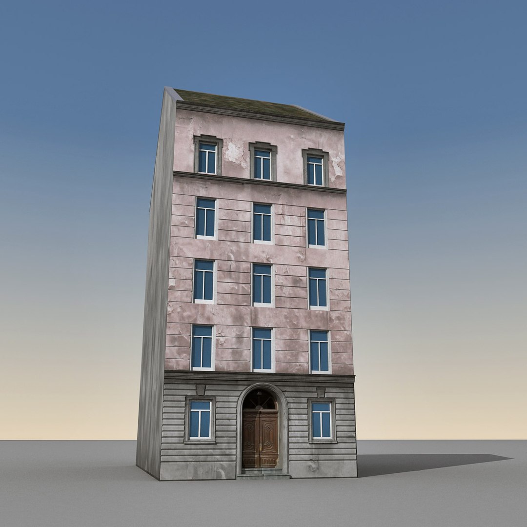 European Building Europe 3d Model