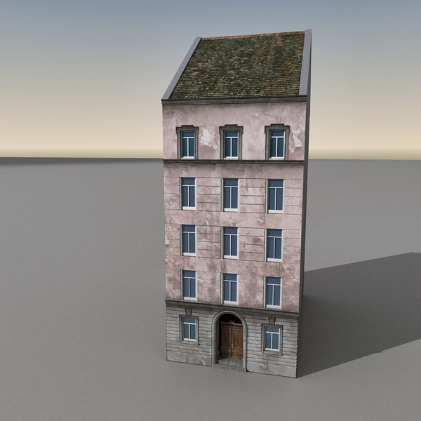 european building europe 3d model
