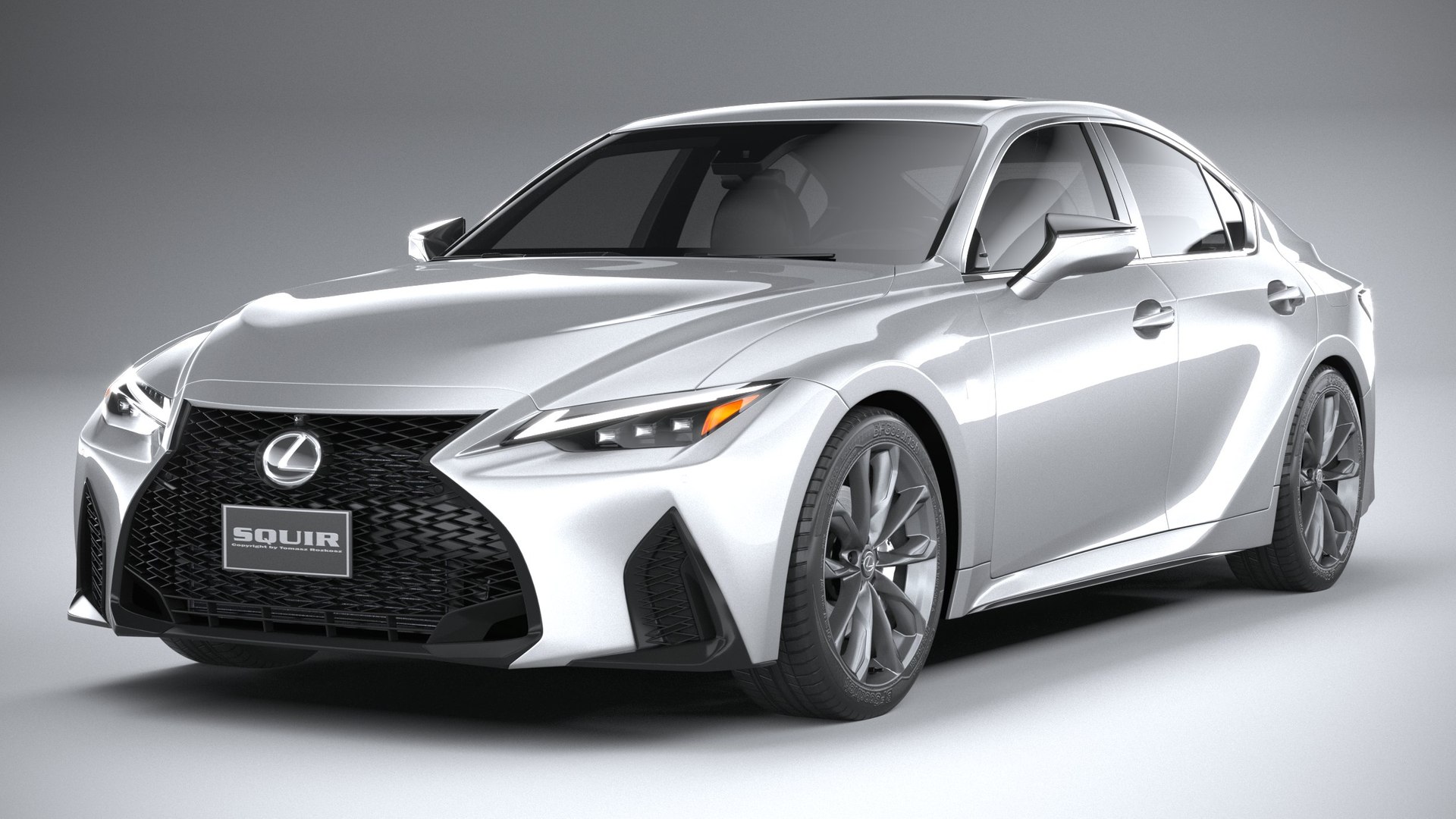 3D Lexus F-sport 2021 - TurboSquid 1619555