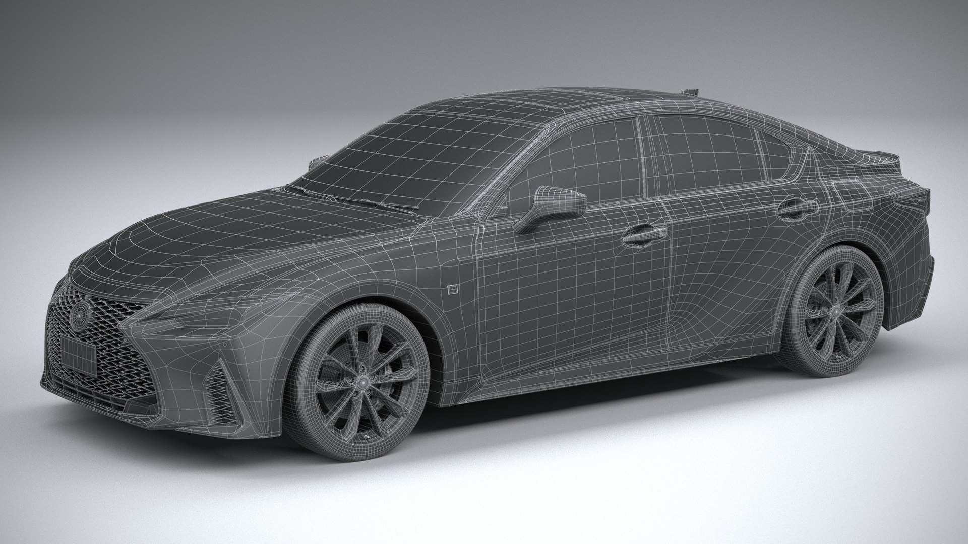 3D Lexus F-sport 2021 - TurboSquid 1619555