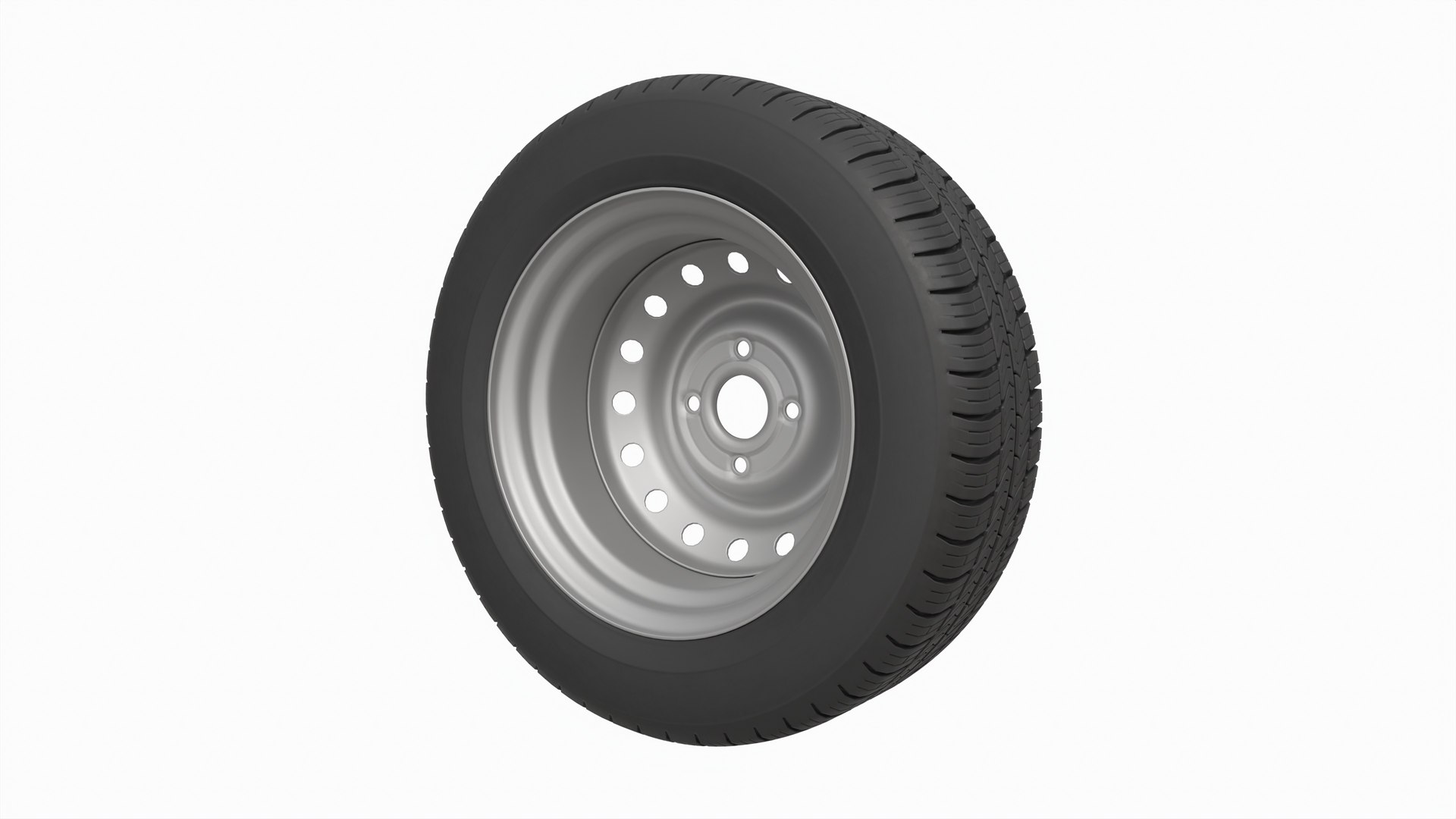 3D Car Trailer Wheel Model - TurboSquid 2137541