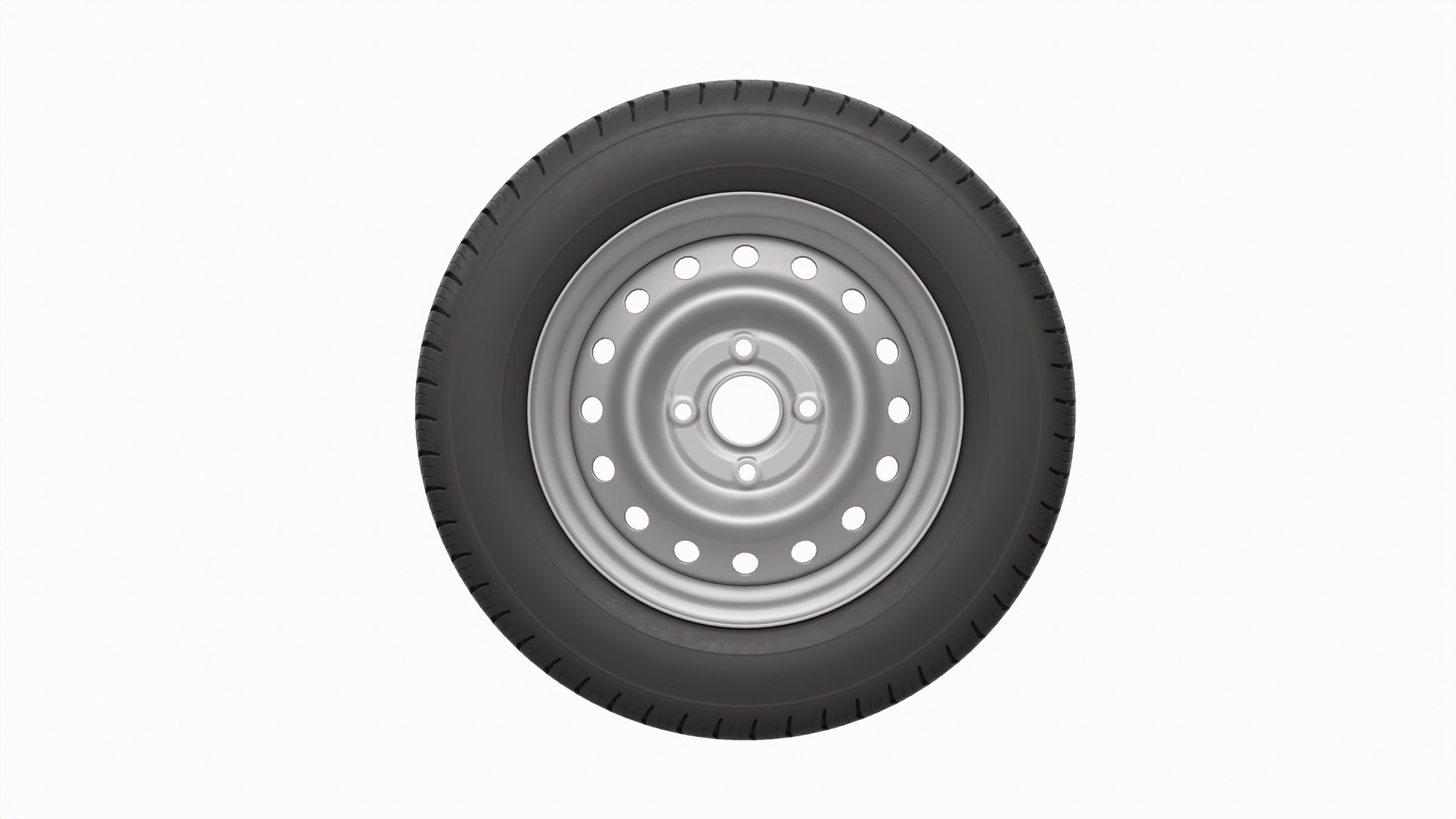 3D Car Trailer Wheel Model - TurboSquid 2137541
