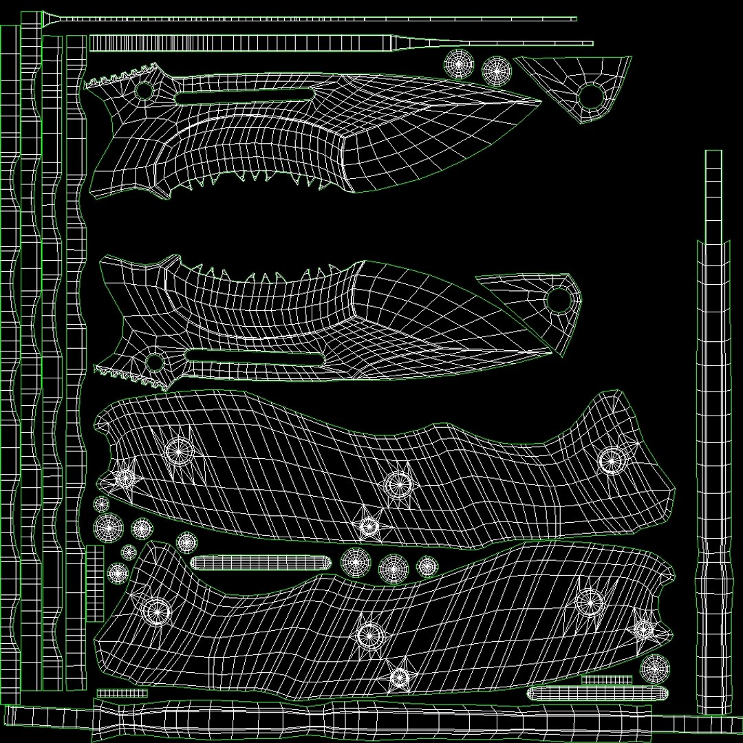 3D Model Combat Tactical Knife V2 - TurboSquid 1905145