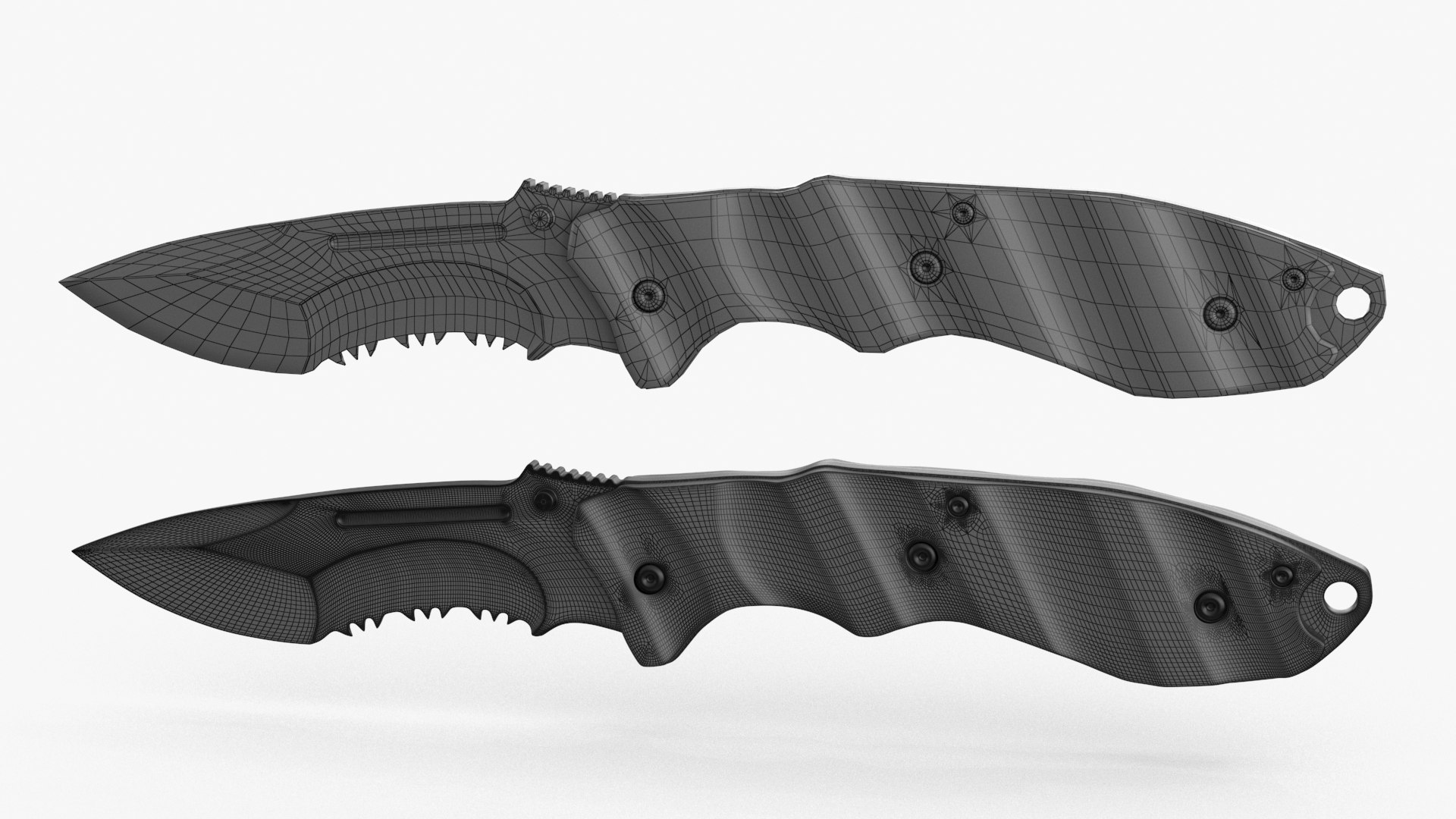 3D Model Combat Tactical Knife V2 - TurboSquid 1905145