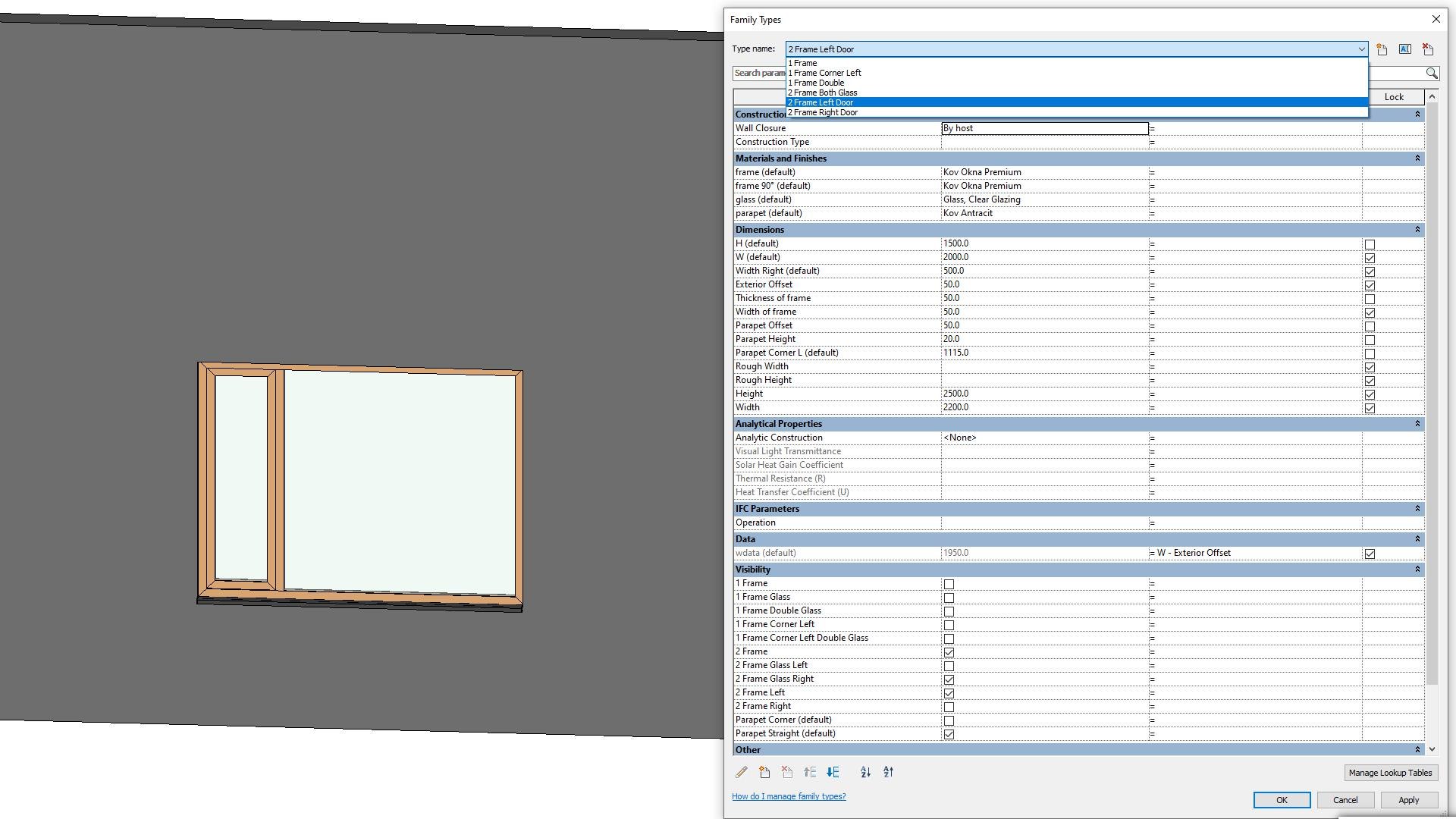 3D Model Window - Full Parametric Revit Family - TurboSquid 1764675