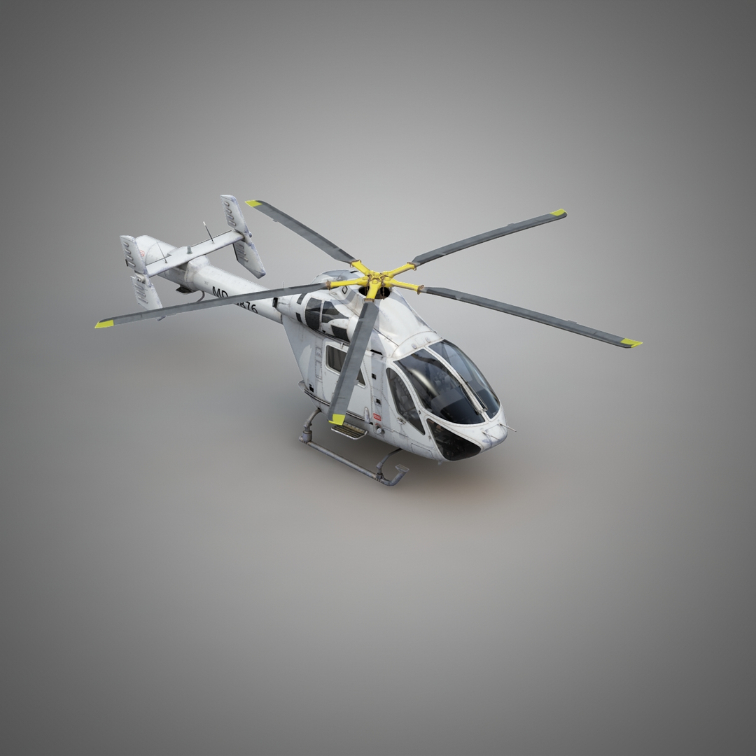 3d Md902 Helicopter