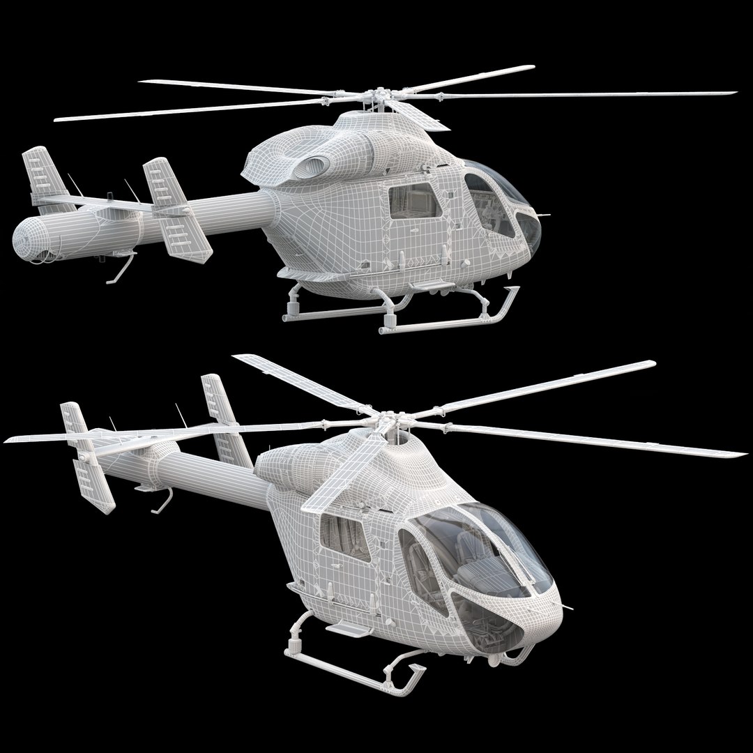 3d Md902 Helicopter