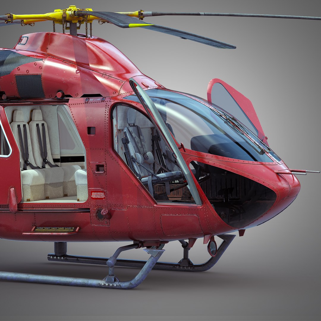 3d Md902 Helicopter