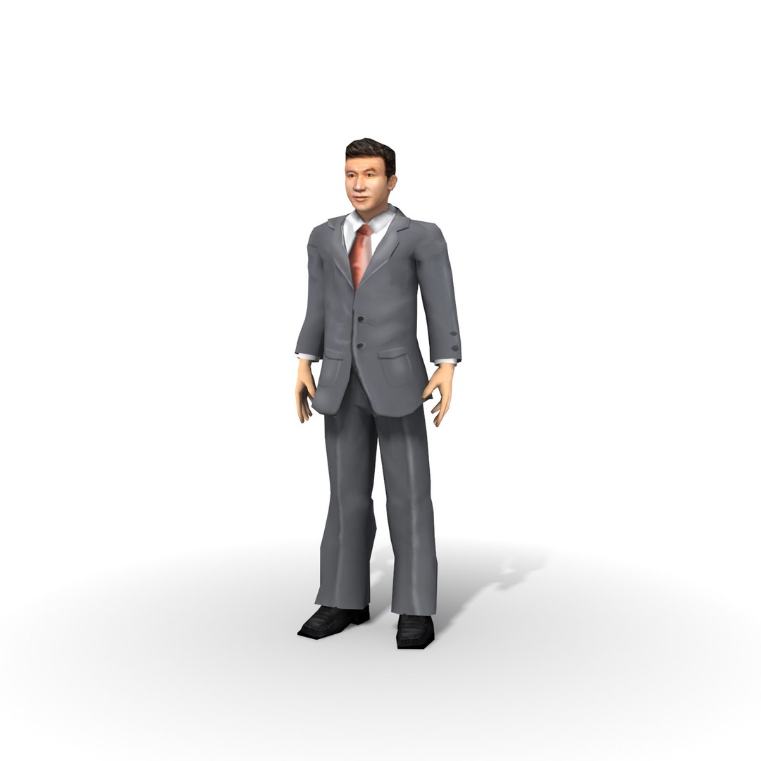 Office Man 3D Model - TurboSquid 1530407