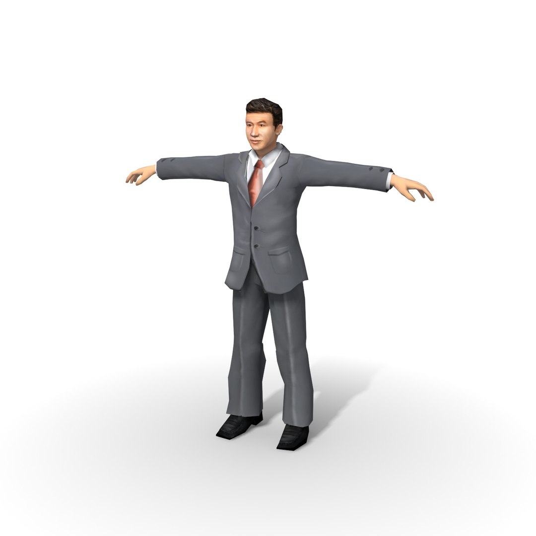 Office Man 3D Model - TurboSquid 1530407