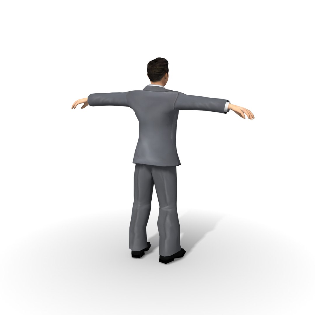 Office Man 3D Model - TurboSquid 1530407