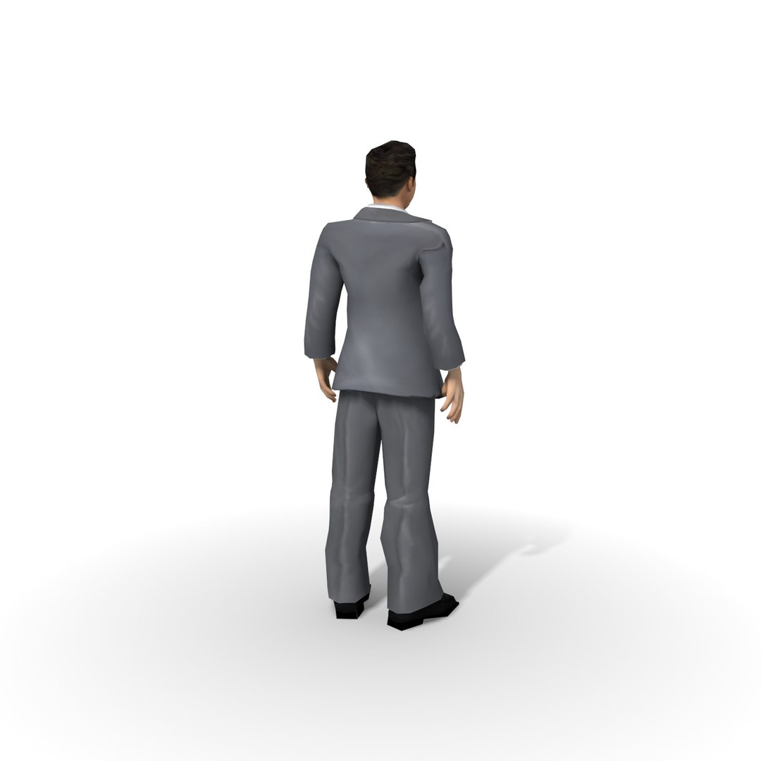 Office Man 3D Model - TurboSquid 1530407