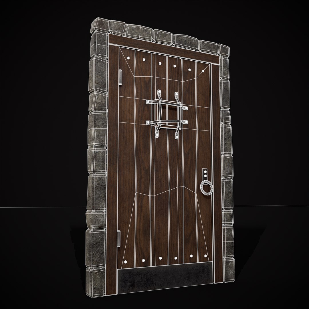 3D Medieval Speak Easy Door Model - TurboSquid 2059451