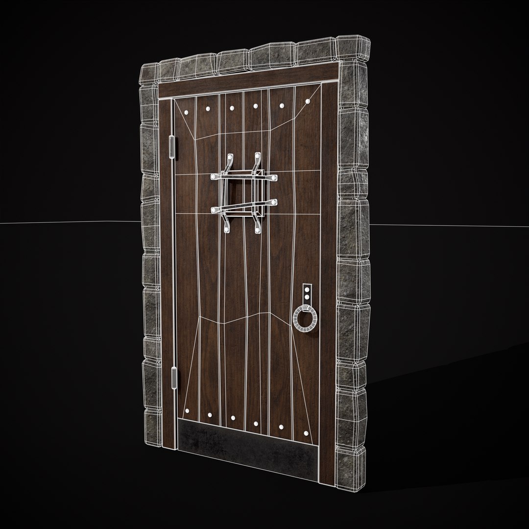 3D Medieval Speak Easy Door Model - TurboSquid 2059451