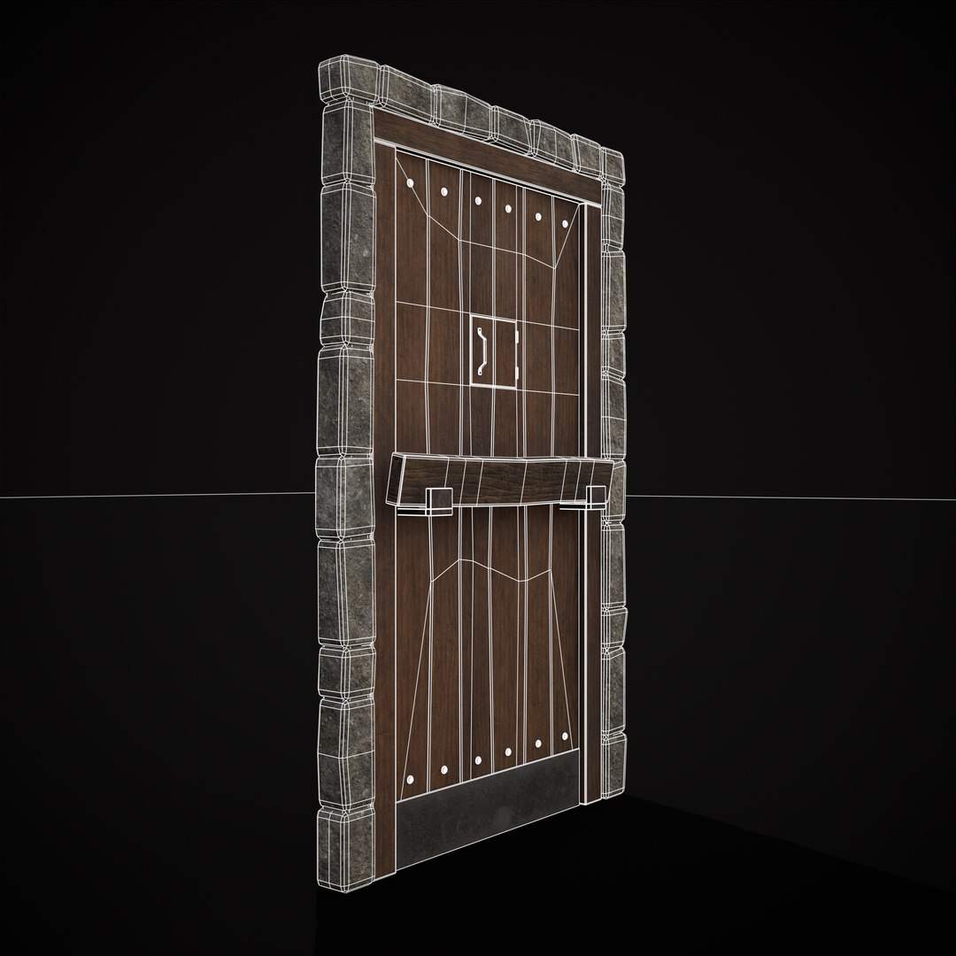 3D Medieval Speak Easy Door Model - TurboSquid 2059451