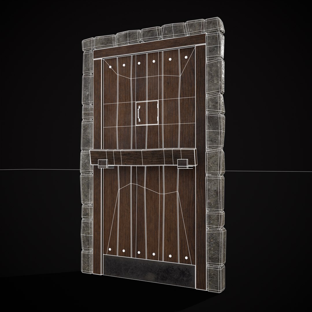 3D Medieval Speak Easy Door Model - TurboSquid 2059451