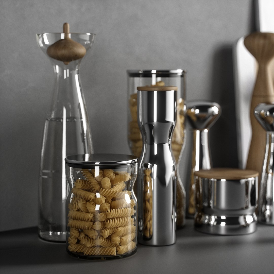 Kitchen Decor Set 04 3D - TurboSquid 1477052