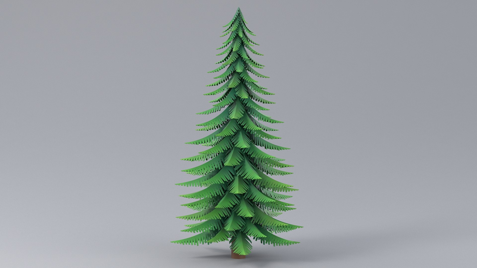 3D Model Cartoon Fir Tree Pack - TurboSquid 1909117