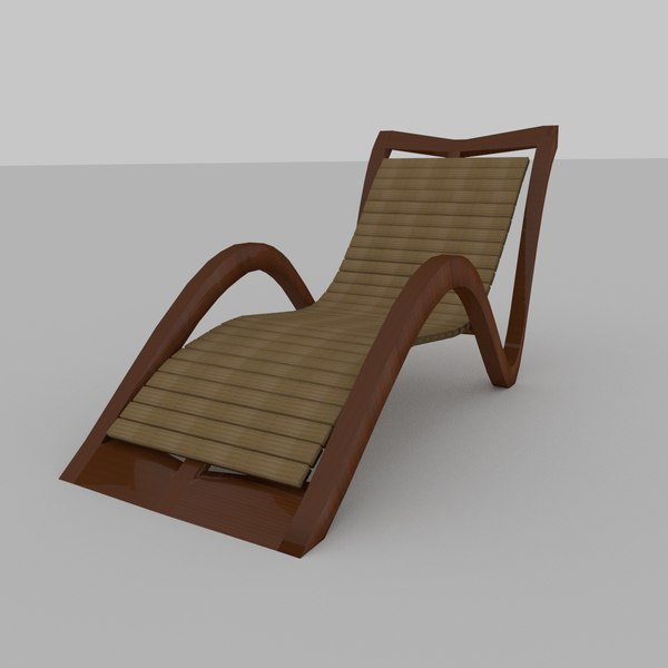 Sun Lounger Blender Models for Download | TurboSquid
