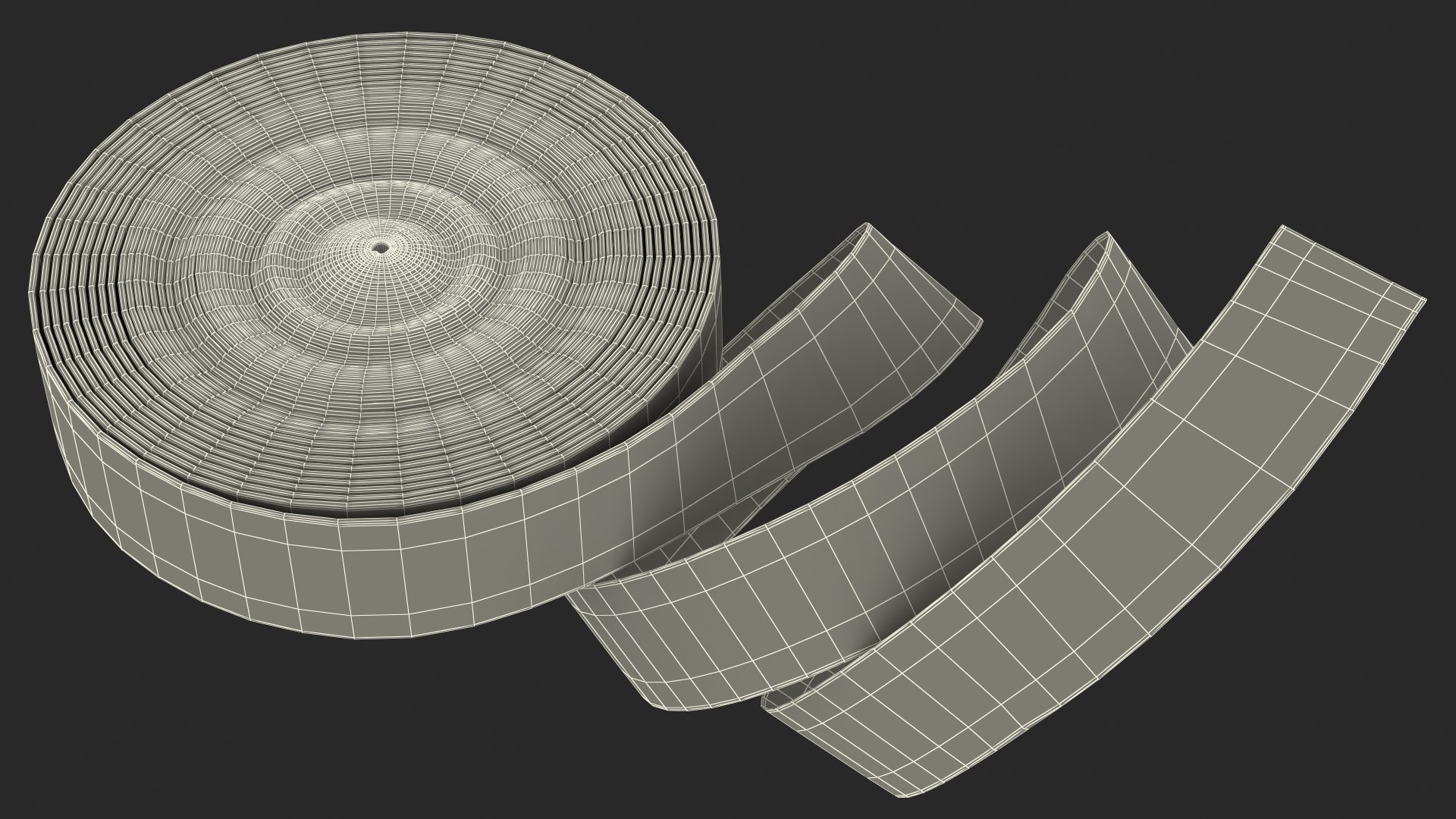 3D Heavy Duty Webbing Belt Strap Green - TurboSquid 1841334