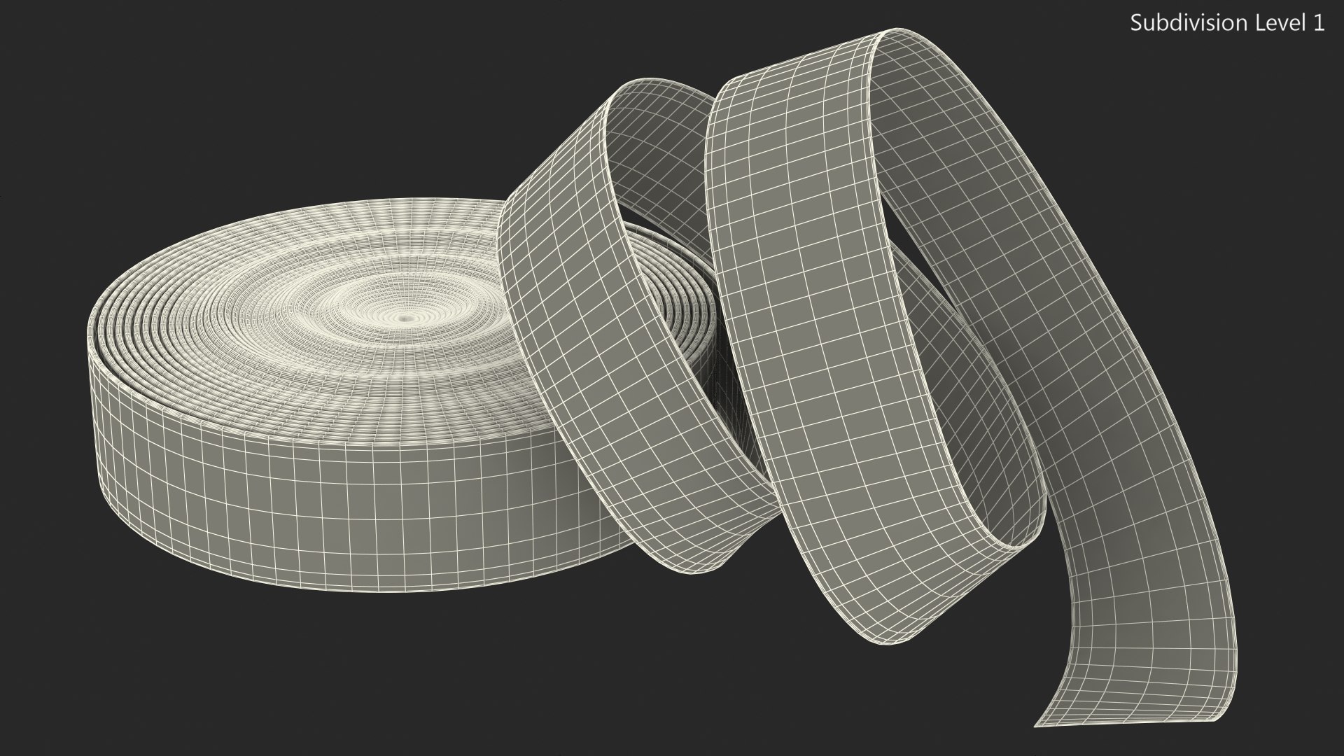 3D Heavy Duty Webbing Belt Strap Green - TurboSquid 1841334