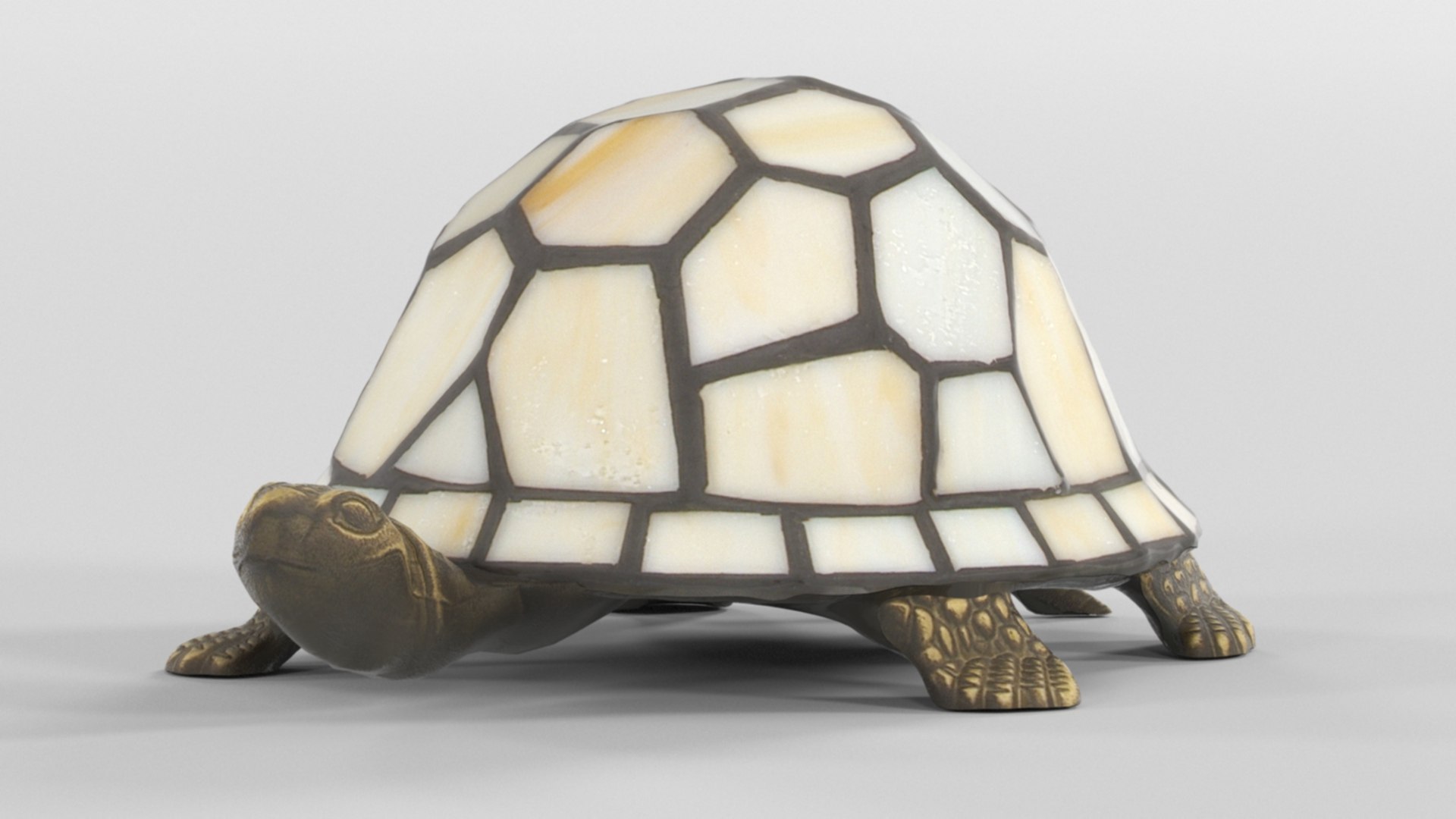 Stained Glass Turtle Desk 3D - TurboSquid 2229371