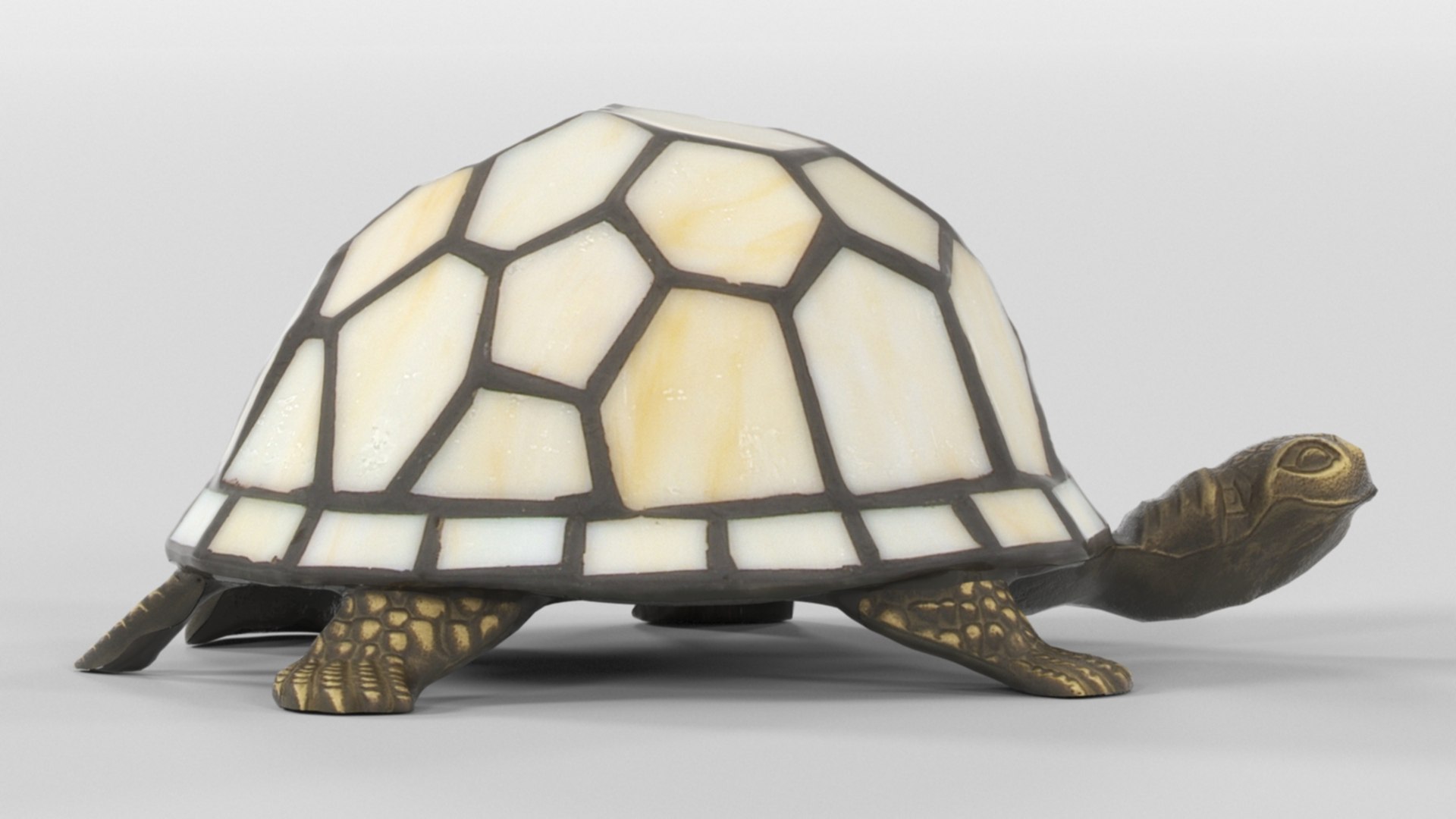 Stained Glass Turtle Desk 3D - TurboSquid 2229371