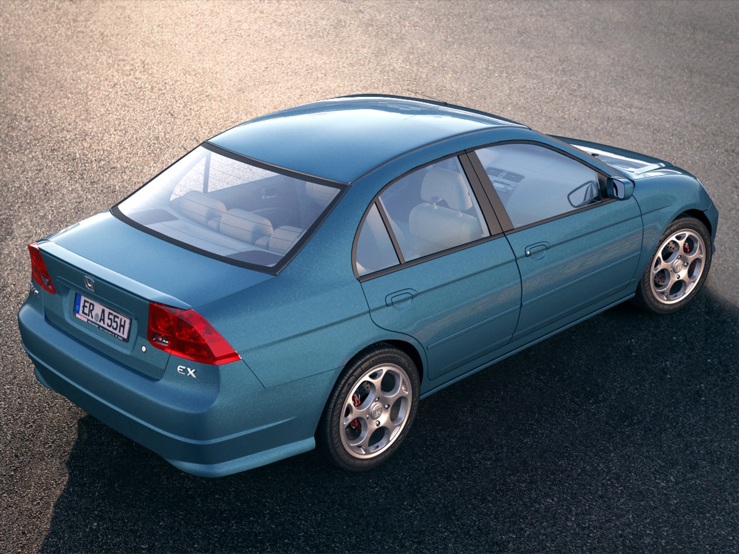 3d honda civic vii ima