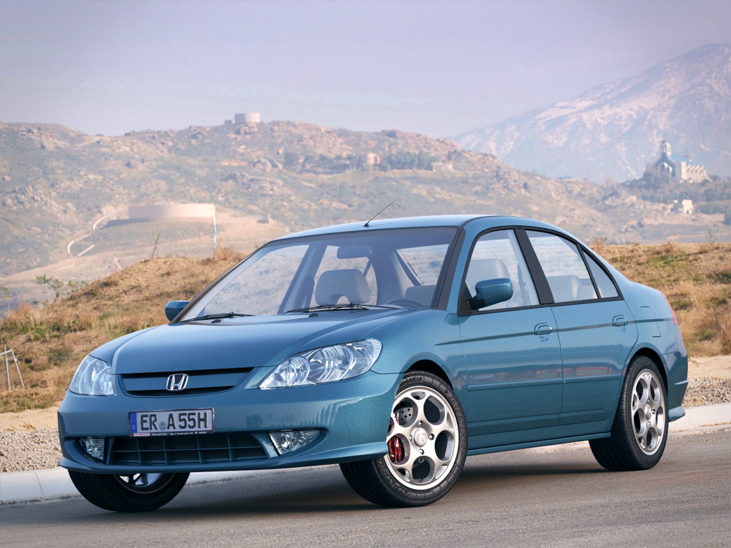 3d honda civic vii ima
