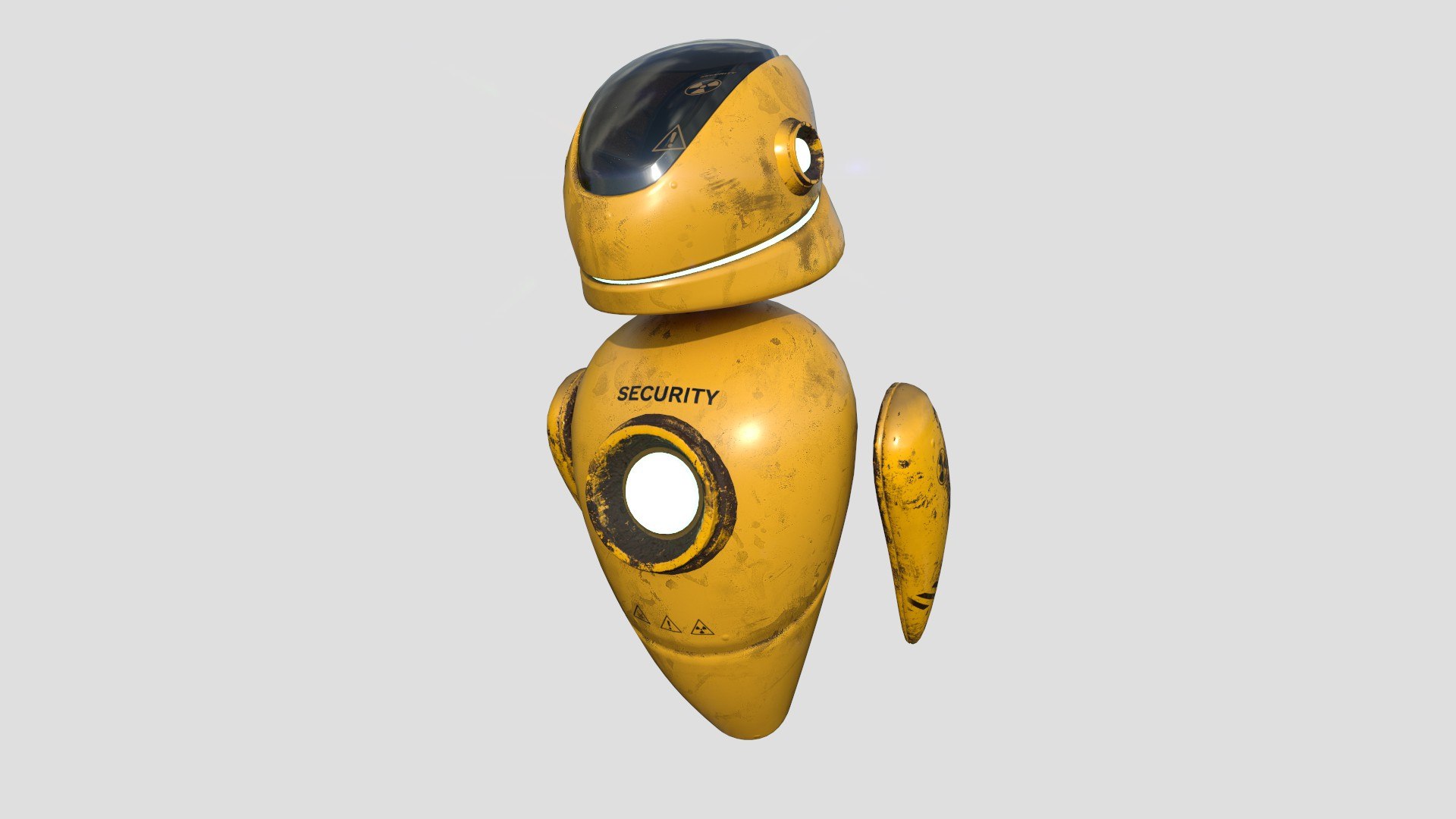 3D Model Flying Robot 07 Security - Character SciFi Design - TurboSquid ...