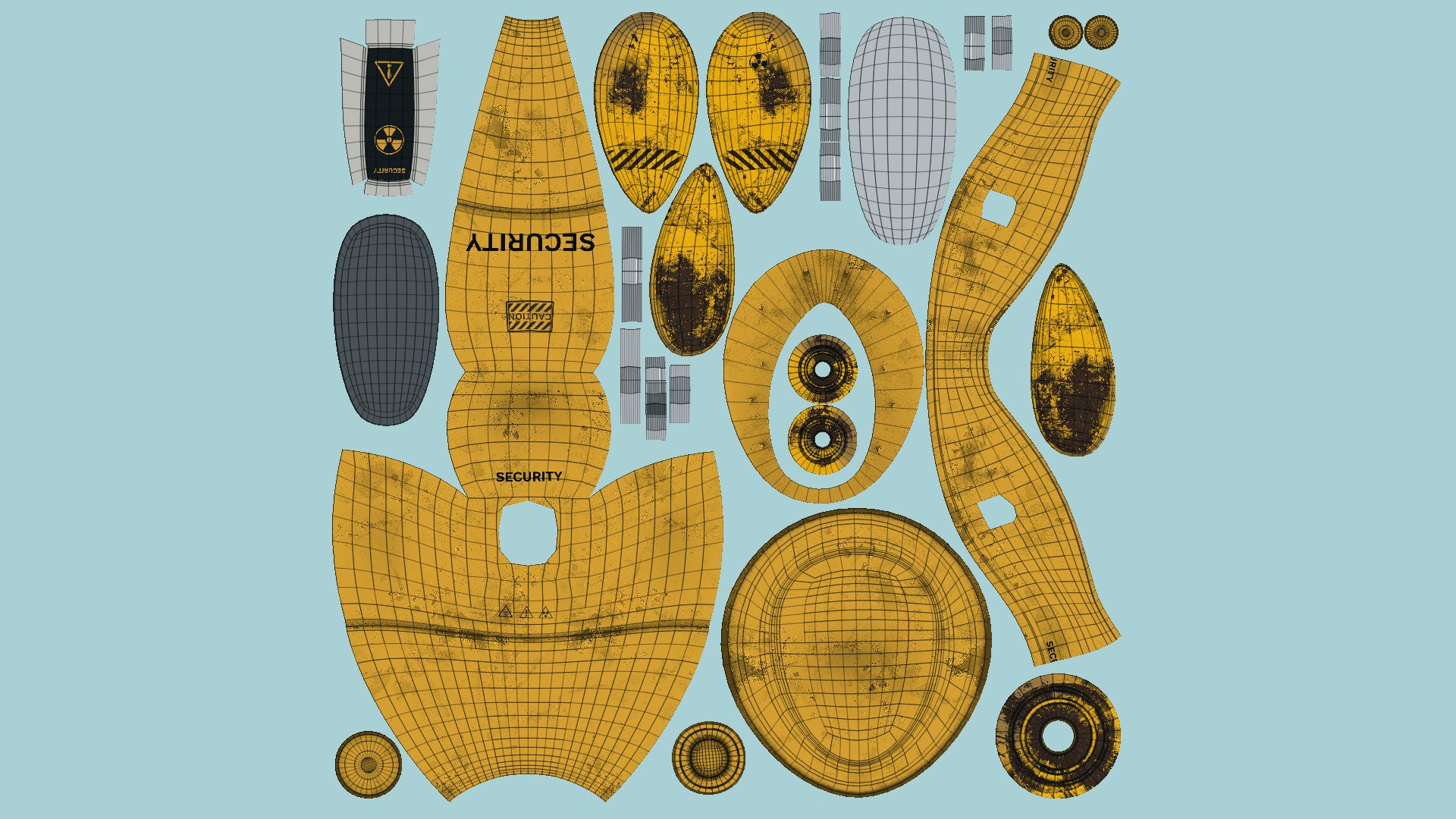 3D Model Flying Robot 07 Security - Character SciFi Design - TurboSquid ...