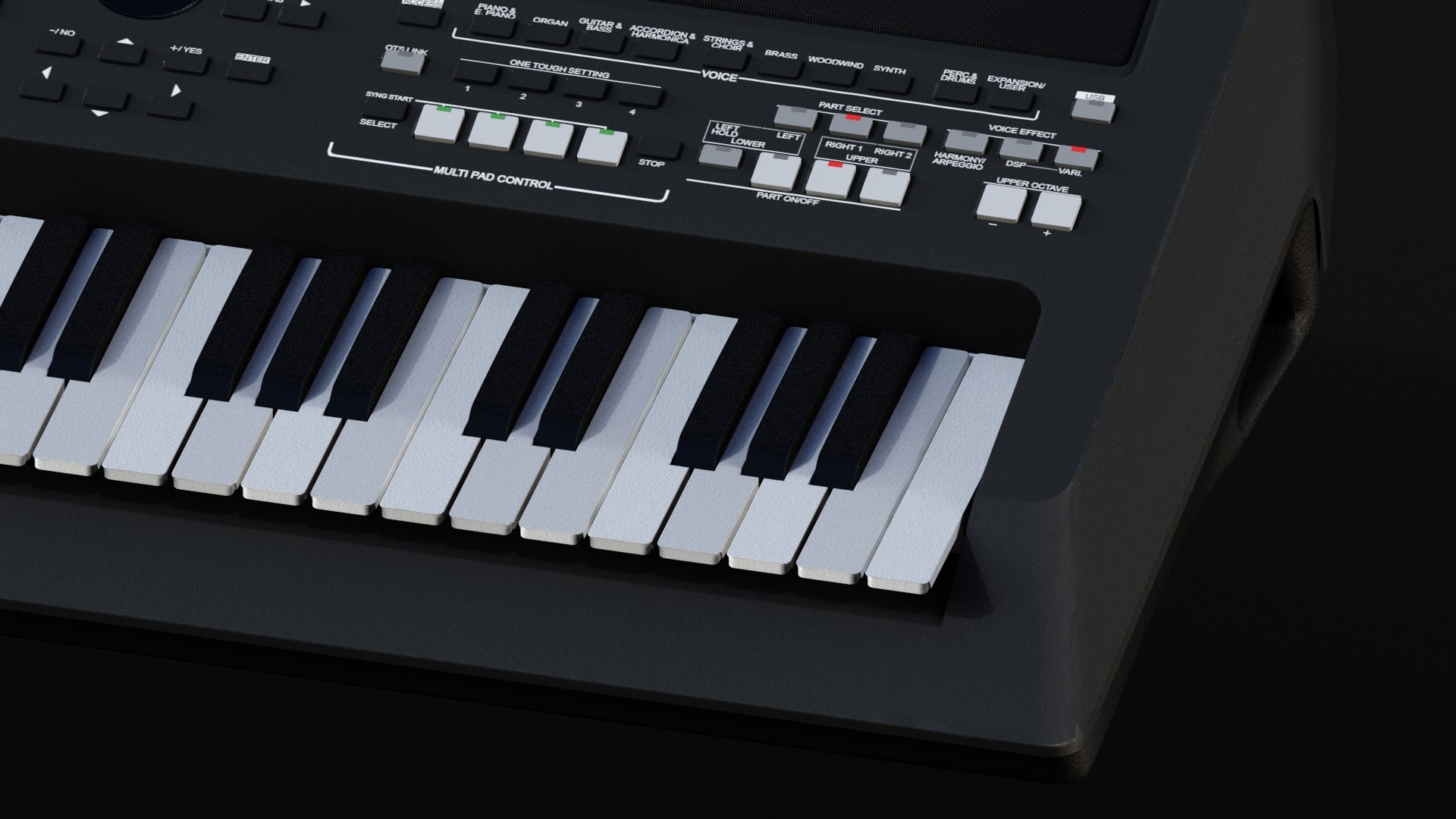3D Synthesizer Model - TurboSquid 1924628