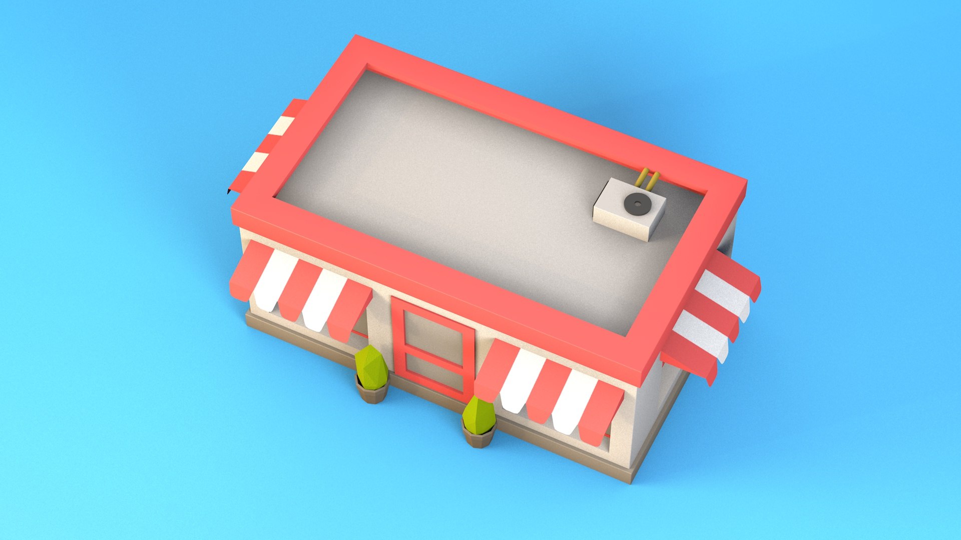 Store Market 3D Model - TurboSquid 1410345