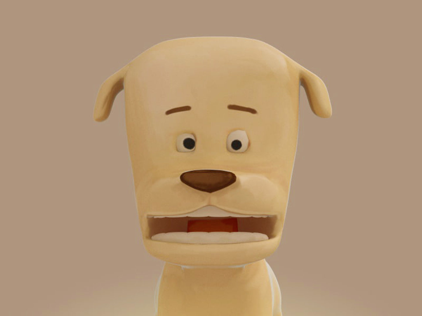 Obj Dog Cartoon Toon