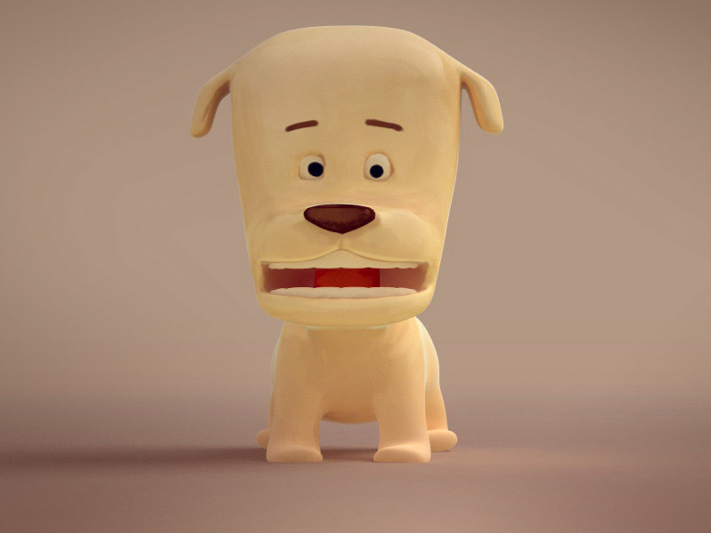 Obj Dog Cartoon Toon