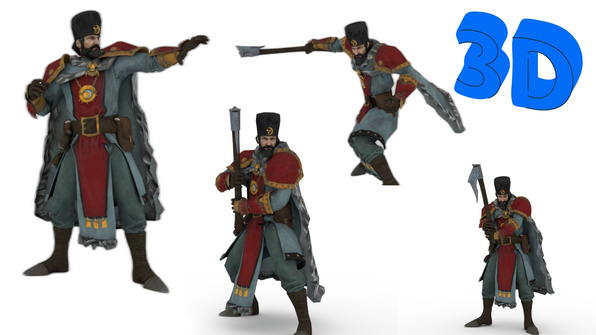 Steampunk Royal Guard Model - TurboSquid 2395628